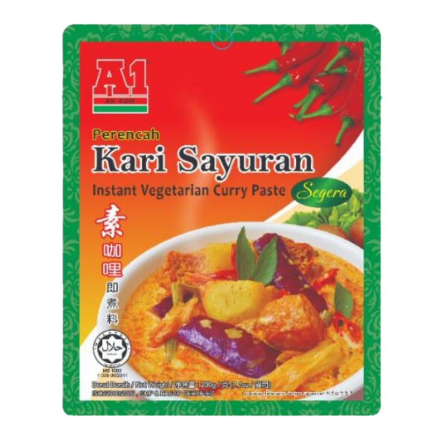 A1 Instant Vegetarian Curry Paste 200g – Just Go Shop