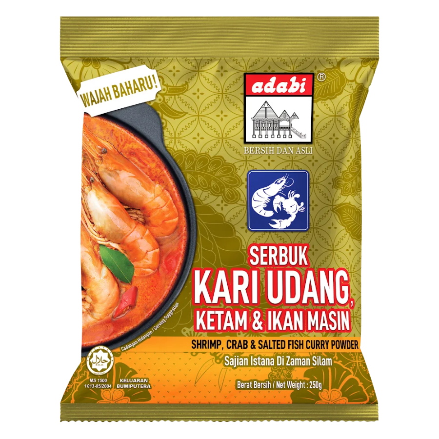 Adabi Seafood & Salted Fish Curry Powder 250g (EXP: 17.06.26) – Just Go ...