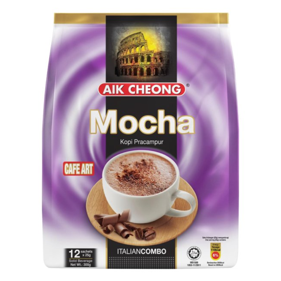 Aik Cheong 3-in-1 Mocha 12x25g – Just Go Shop