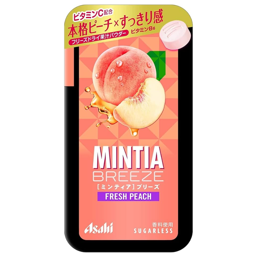 Asahi Mintia Breeze Fresh Peach Tablet Candy 22g – Just Go Shop