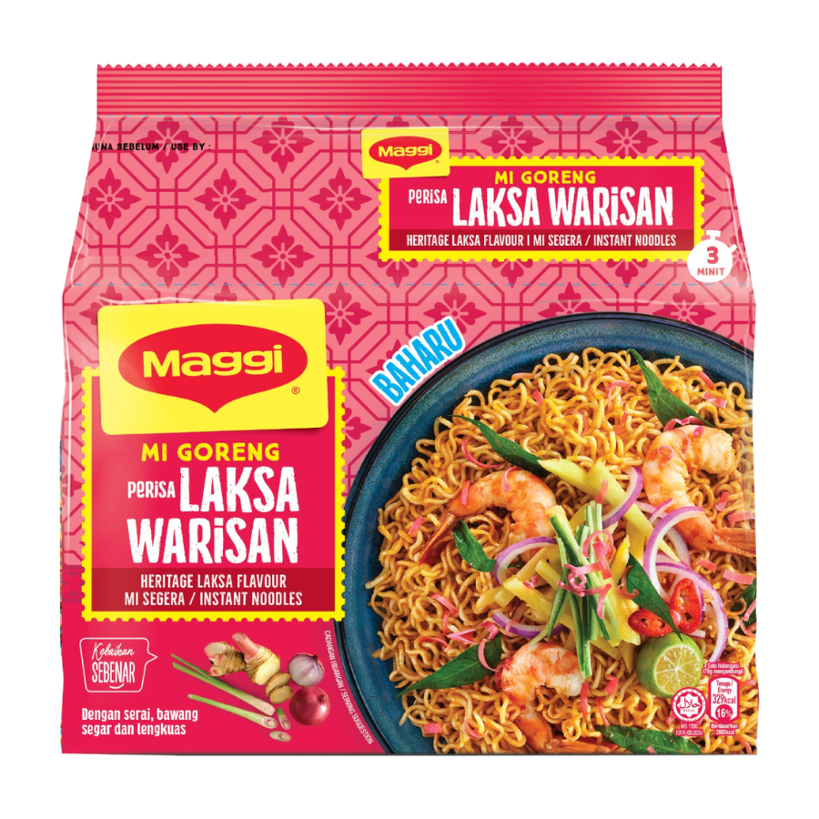 Maggi Mi Goreng Laksa Warisan 5x78g Pack – Just Go Shop