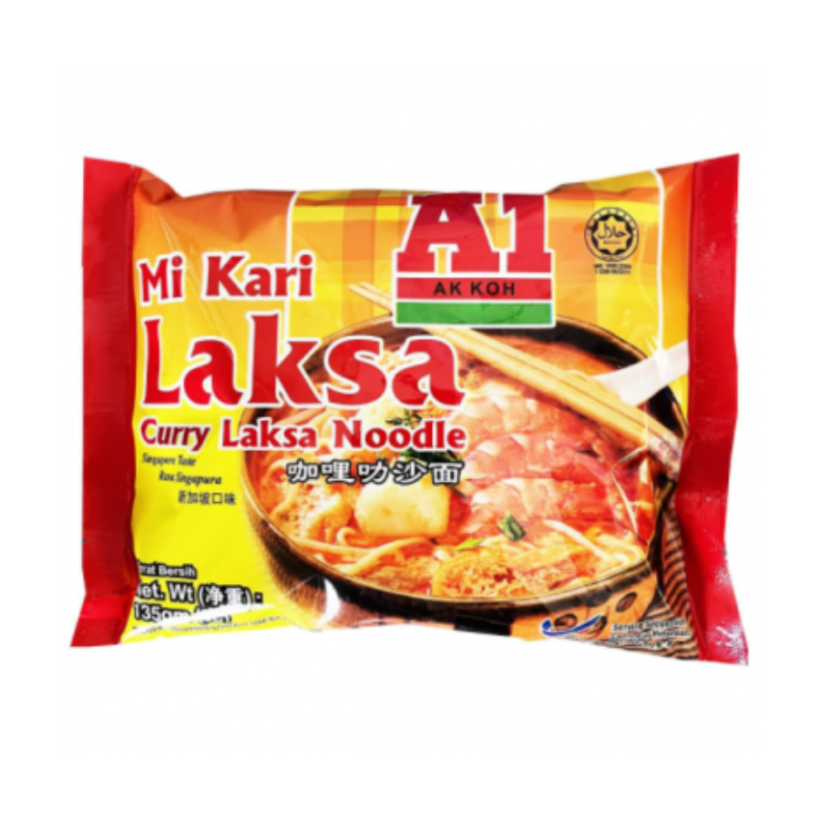 A1 Curry Laksa Noodle 135g – Just Go Shop