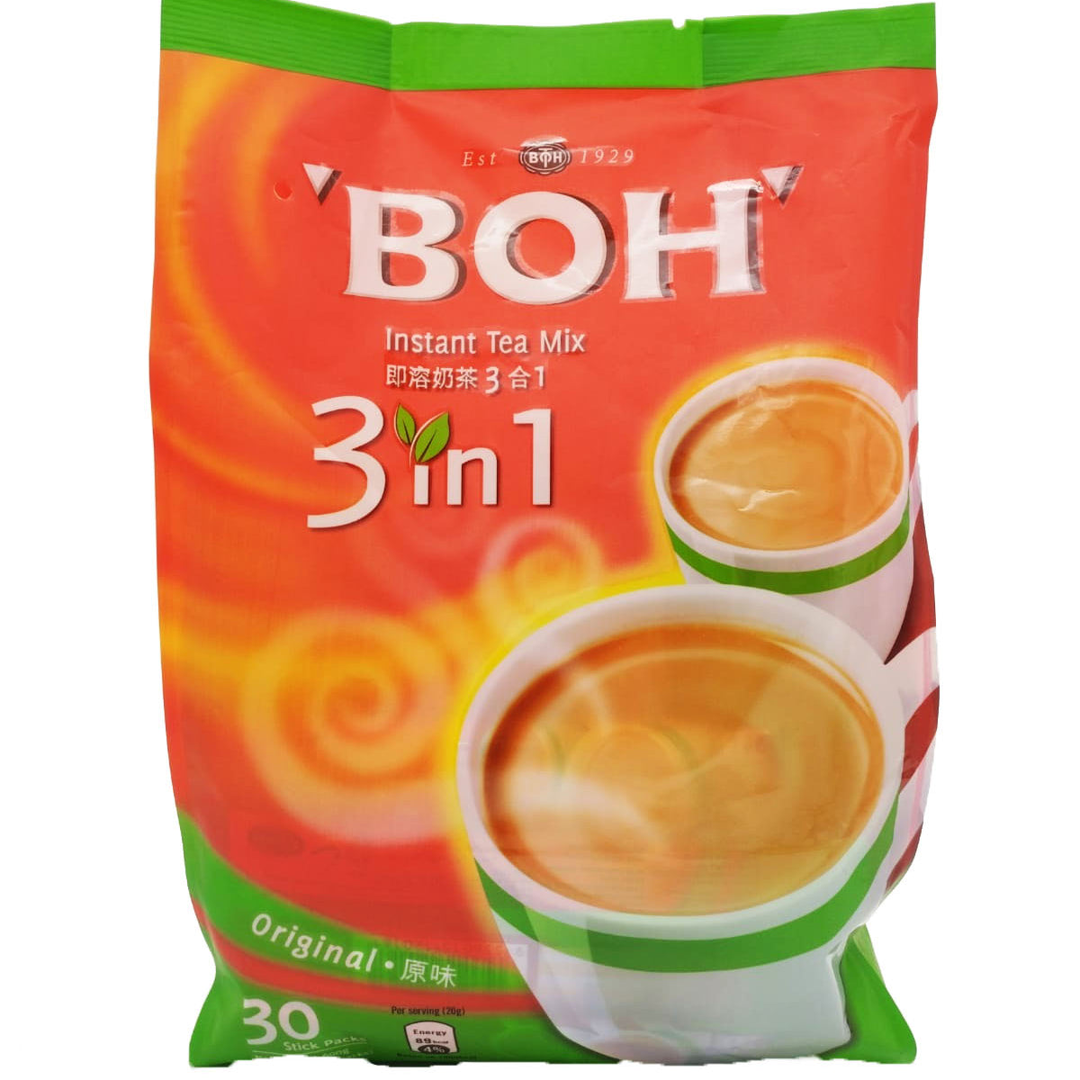 Boh 3-in-1 Instant Tea Mix 30x20g – Just Go Shop