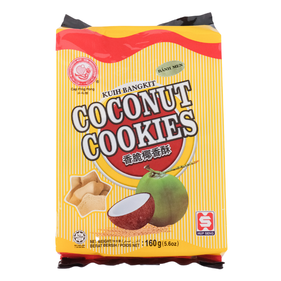 Cap Ping Pong Coconut Cookies 160g – Just Go Shop
