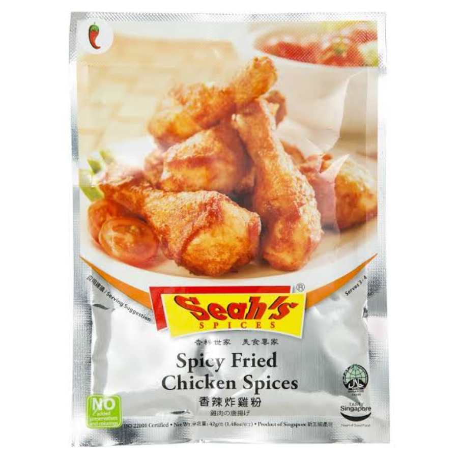 Seah's Spicy Fried Chicken Spices 42g – Just Go Shop